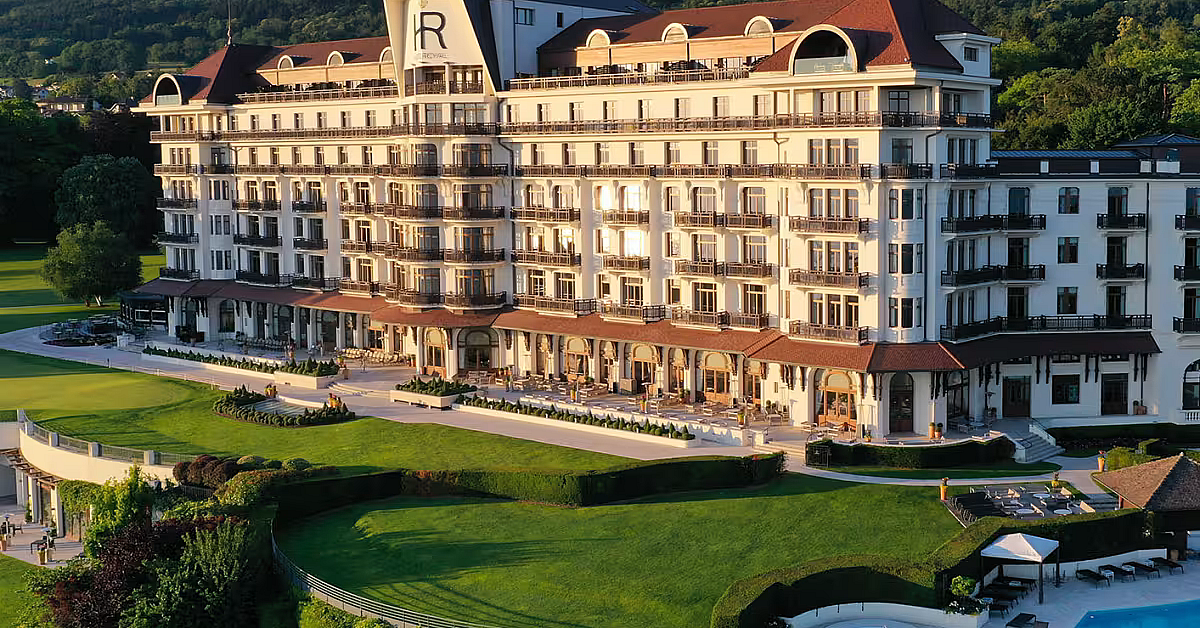 The enchanting Hotel Royal - Evian Resort awaits • GlobeAir