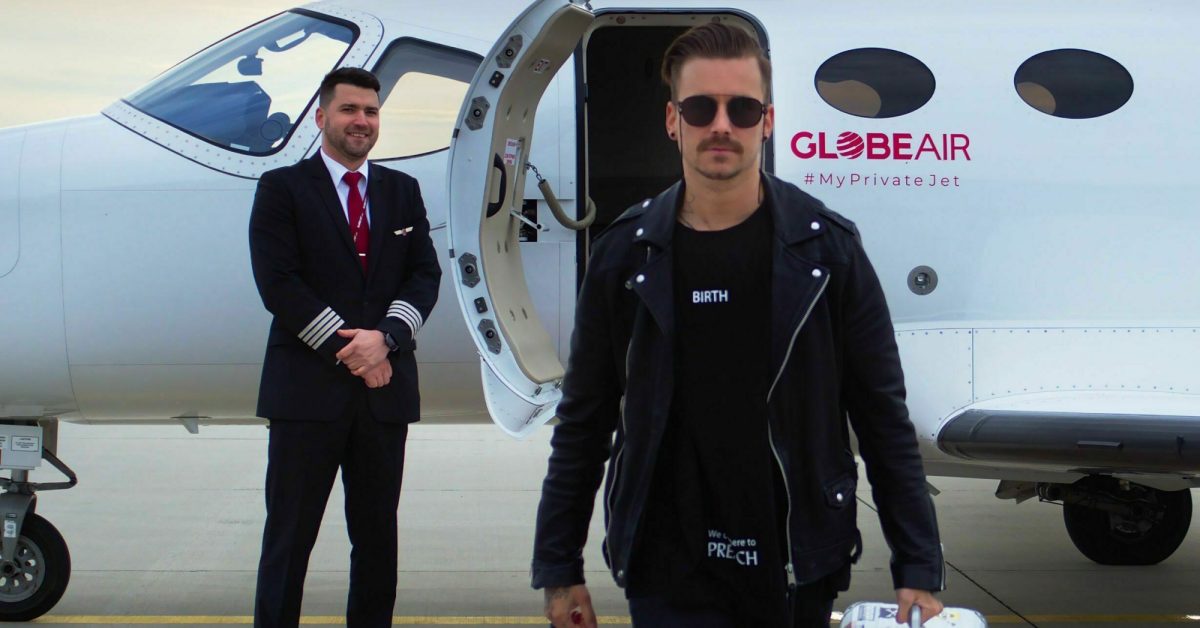 Private Jet for Musicians and DJs • GlobeAir